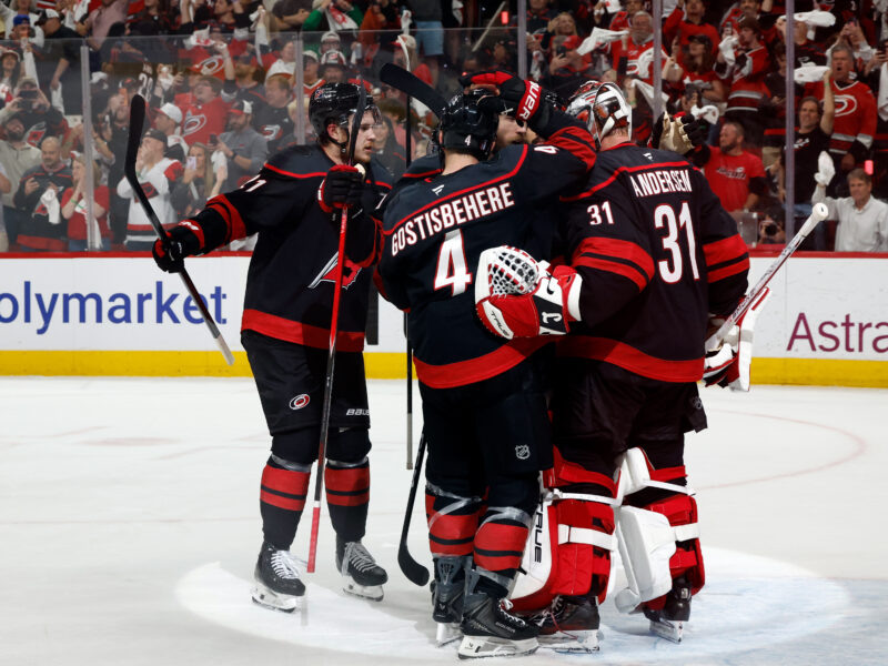 Andersen remains steady in emotional win as Hurricanes advance to ...
